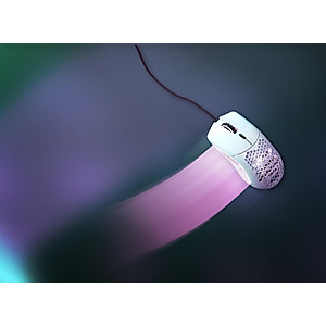 Glorious Gaming Model O Wired Gaming Mouse 67g Superlight Honeycomb Design, RGB, Pixart 3360 Sensor, Omron Switches, Ambidextrous - Matte White