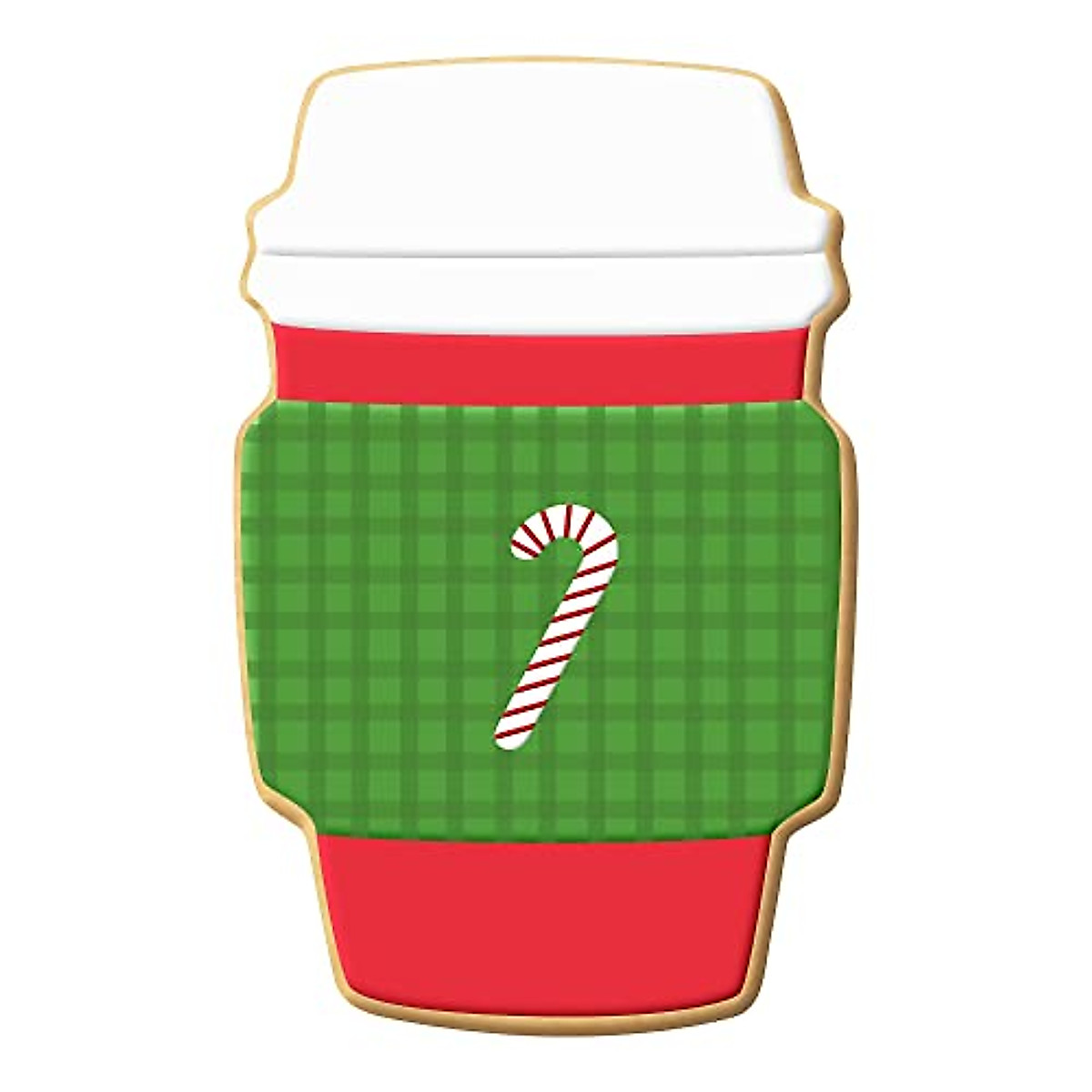 Foose Latte Cup Cookie Cutter 4 Inch –Tin Plated Steel Cookie Cutters – Latte Cup Cookie Mold