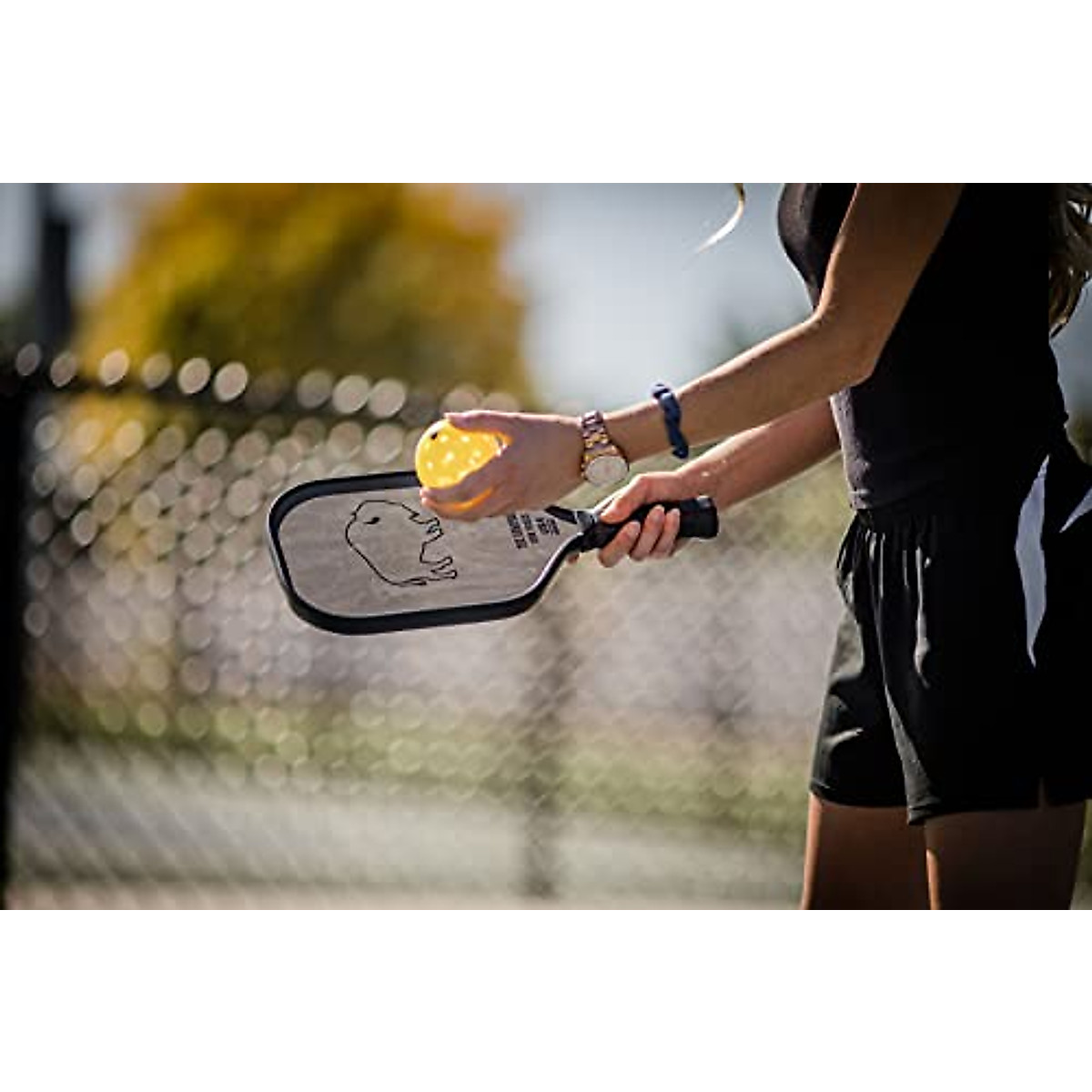 Bison Paddles: Carbon Fiber Pickleball Paddle - Raw Toray T700 Surface Provides Maximum Ball Spin | Elongated or Widened Pickleball Racket Shapes Available - Neoprene Cover Included