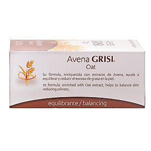 Grisi Oat Soap Cleansing Balancing Soap with Natural Oat Assists in Balancing your Skin and Moisturizing it Delicate, 6-Pack of 3.5 Oz Each Soap, 6 Soaps
