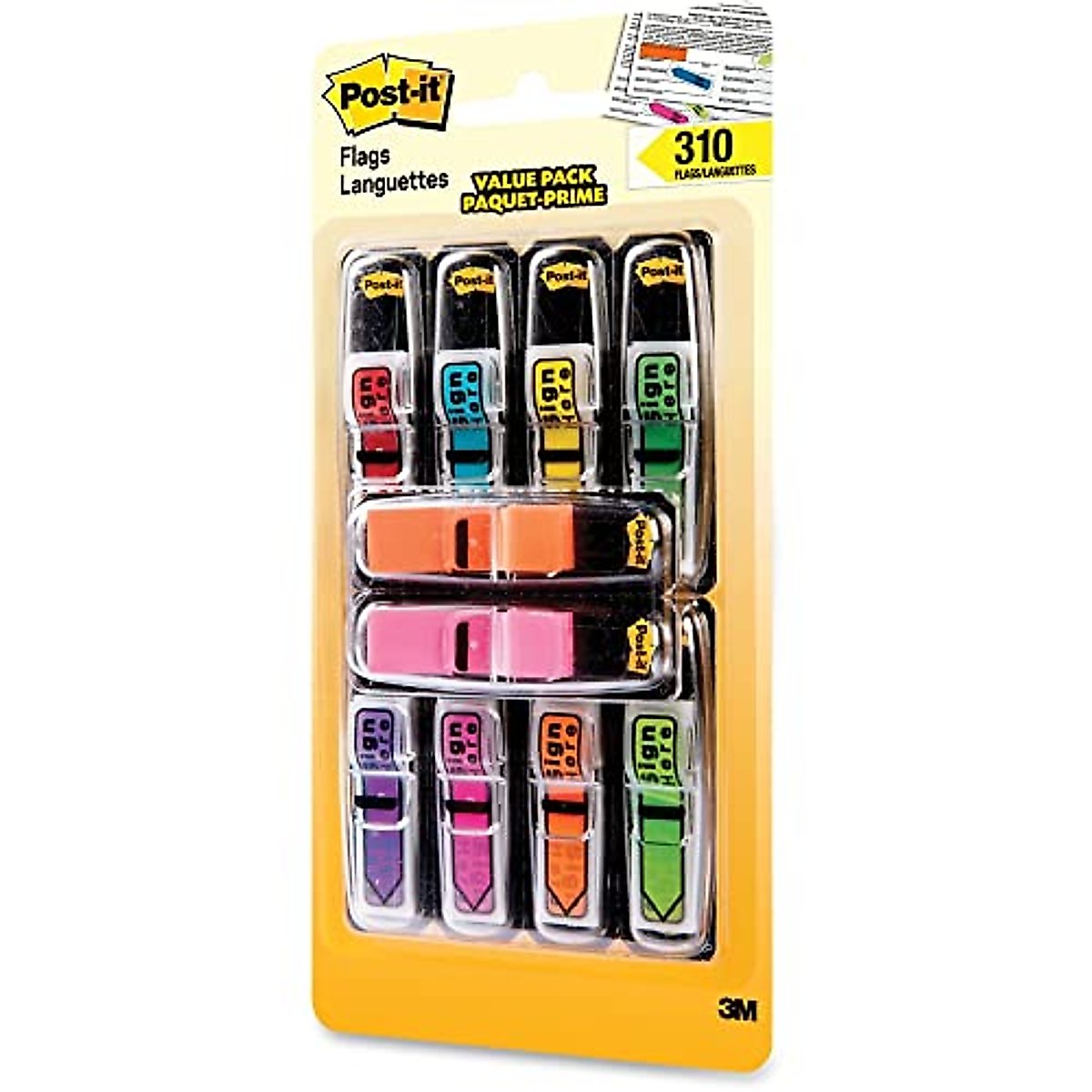 Post-it 684SHVA Flags, Multi
