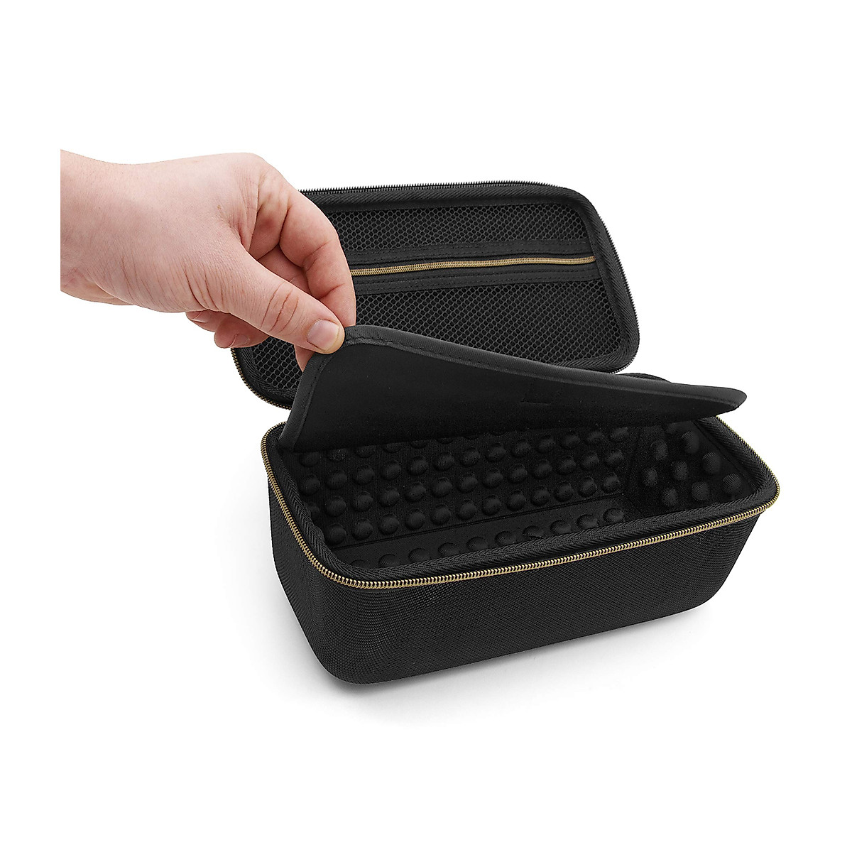 CASEMATIX Hair Clipper Barber Case Holds Clippers, Hair Buzzers, Trimmers, T Finisher Liner - Travel Case For Clippers, Stylist and Hair Cutting Supplies