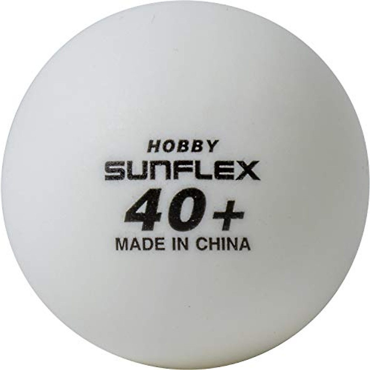 Sunflex Hobby Table Tennis Balls Pack of 12 Ping Pong Balls - Plastic 40+ Table Tennis Recreational Training Balls - Available in Two Colors - White and Orange