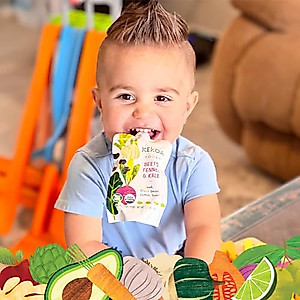 Kekoa Foods Beets, Fennel & Kale Baby Food Purée | 100% USDA Certified-Organic, No Sugar Added | Organic, Non-GMO, Gluten-Free, Vegan | Nutrient-Rich Blend with Leeks & Black Beans | 3.5 oz Squeeze Pouch