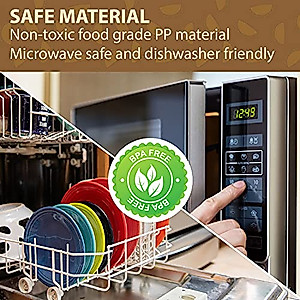 KSEV Taco Holder Stand - 24 Packs (Non-Toxic, BPA Free - Dishwasher & Microwave Safe) Hard Plastic Taco Shell Rack, Party Serving Tray Set for Tortillas Burritos (Green/Red/Yellow)