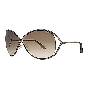 Tom Ford 'Miranda 36F' Shiny Bronze Metal Sunglasses
