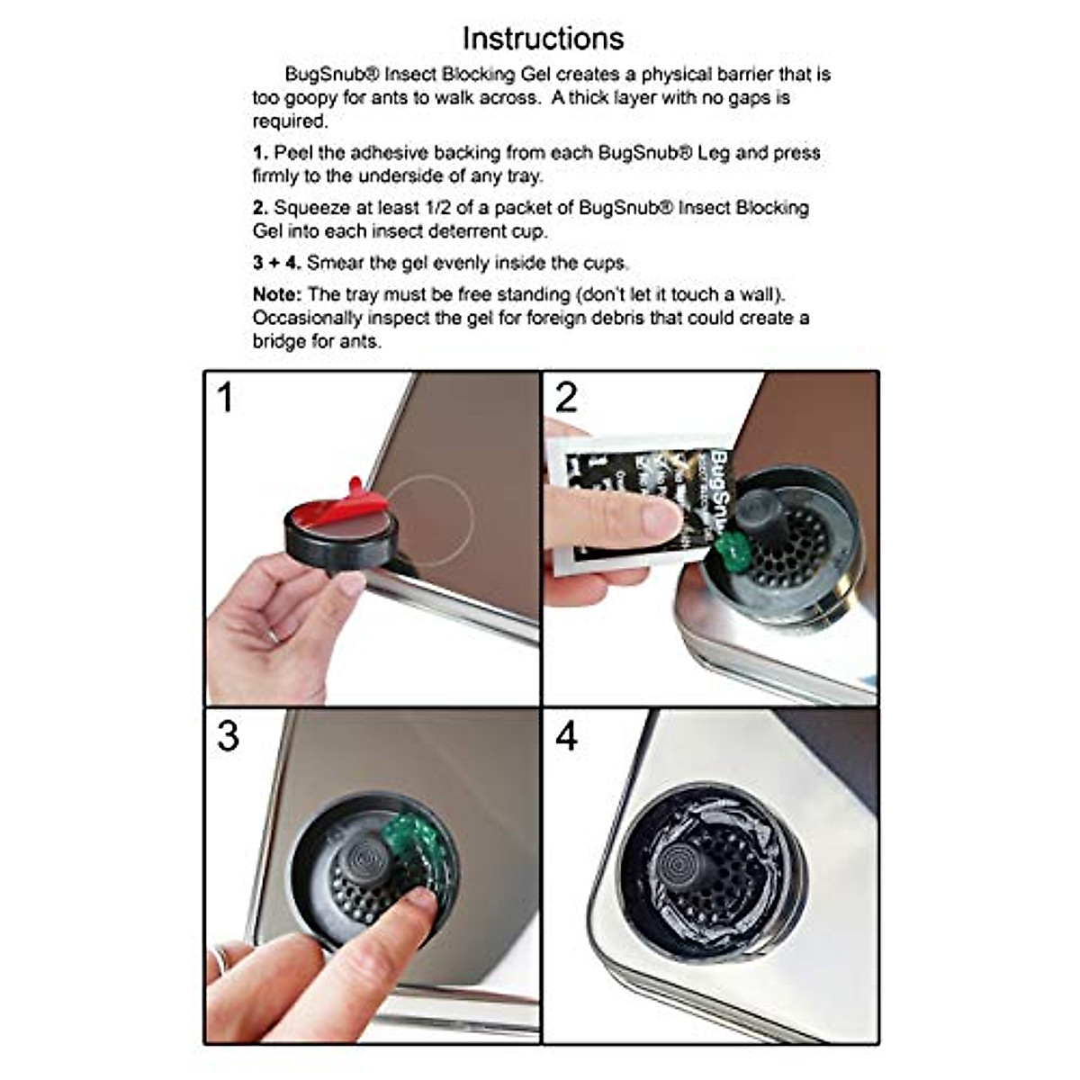 BugSnub Legs for Trays