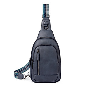 CLUCI Cross Body Bag Sling Bags for Women Leather Crossbody Bags for Women Large Sling Backpack for Woman Travel Cycling