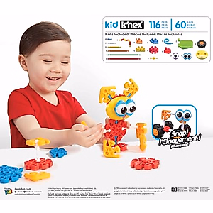 KID K’NEX – Oodles of Pals Building Set – 116 Pieces – Ages 3 and Up Preschool Educational Toy (Amazon Exclusive)