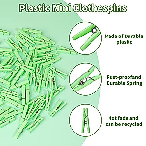 60 Baby Shower Clothespin Games (Green)