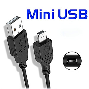 ezonpinzv USB to Mini USB Charger Cable for PS3 Controller - Charging Cable Data Transfer Cable Compatible with Sony Playstation PS3/PS3 Slim SixAxis Controller, GoPro Hero 3, Hero 4 USB Cable