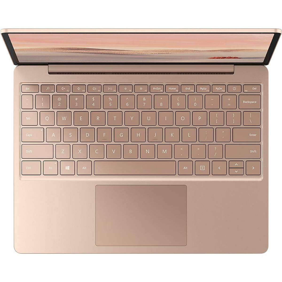 Microsoft Surface Laptop Go 12.4" Intel i5-1035G1 8GB/256GB Touchscreen, Sandstone Bundle w/Elite Suite Software (Office Suite Pro, Photo Editor, PDF Editor, PCmover Pro) + 1 YR CPS Protection Pack