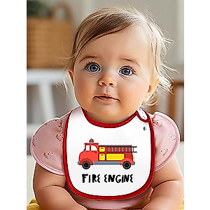 Maiwa 6 Pack Waterproof Cotton Baby Bibs with Snaps for baby boys girls teething drooling and feeding