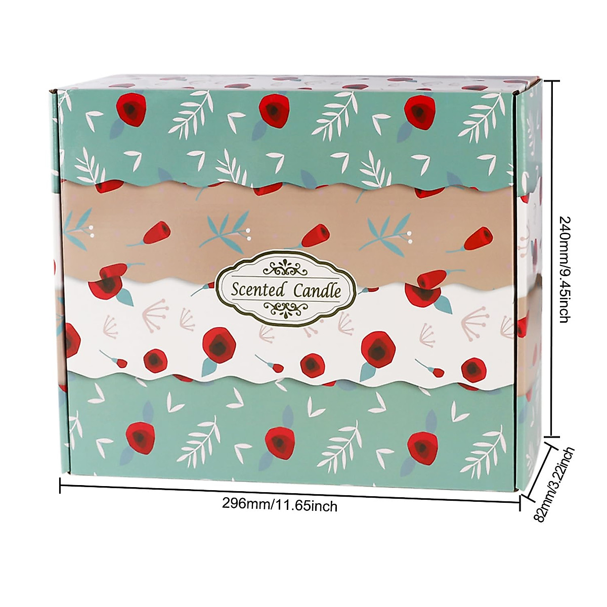 20 Pack Strong Scented Candles Gift Set with 10 Fragrances for Home and Women, Aromatherapy Soy Wax Glass Jar Candle