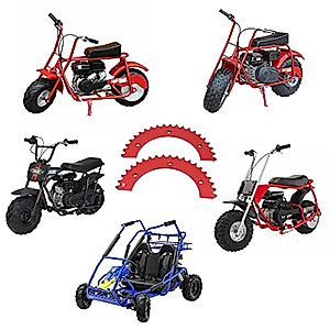 GREHUA Universal Split Sprocket 420 Chain 42 Tooth Rear Drive Wheel Aluminum Sprocket for Predator 212cc 196cc 420cc 389cc 301cc 79cc 98cc 6.5hp 7.0hp 13hp 15hp 3.0hp Mini Bike Parts Go Kart Racing