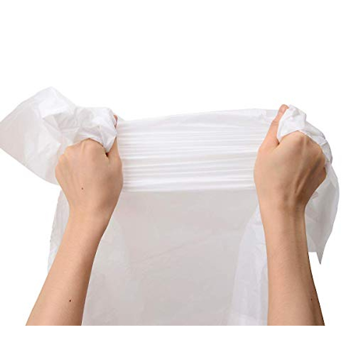 8 Gallon Medium Trash Bags White Kitchen Garbage Bags Plastic Wastebasket Trash Can Liners for Home and Office Bins, 200 Count