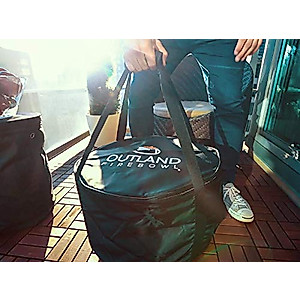 Outland Living Firebowl UV and Weather Resistant 760 Standard Carry Bag, Fits 19-Inch Diameter Outdoor Portable Propane Gas Fire Pit