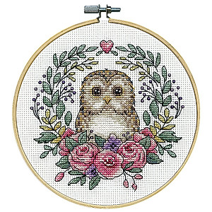 Design Works Crafts Janlynn Counted Cross Stitch Kit, Owl