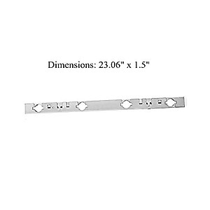 Zljiont Heat Plates Burner and Cross-Over Replacement for Sterling 5020-54 5020-64 5023-64;Huntington 6020-54 6020-57 6020-64 ;Broil King 9625-84, 9625-87, 9635-84 and Others