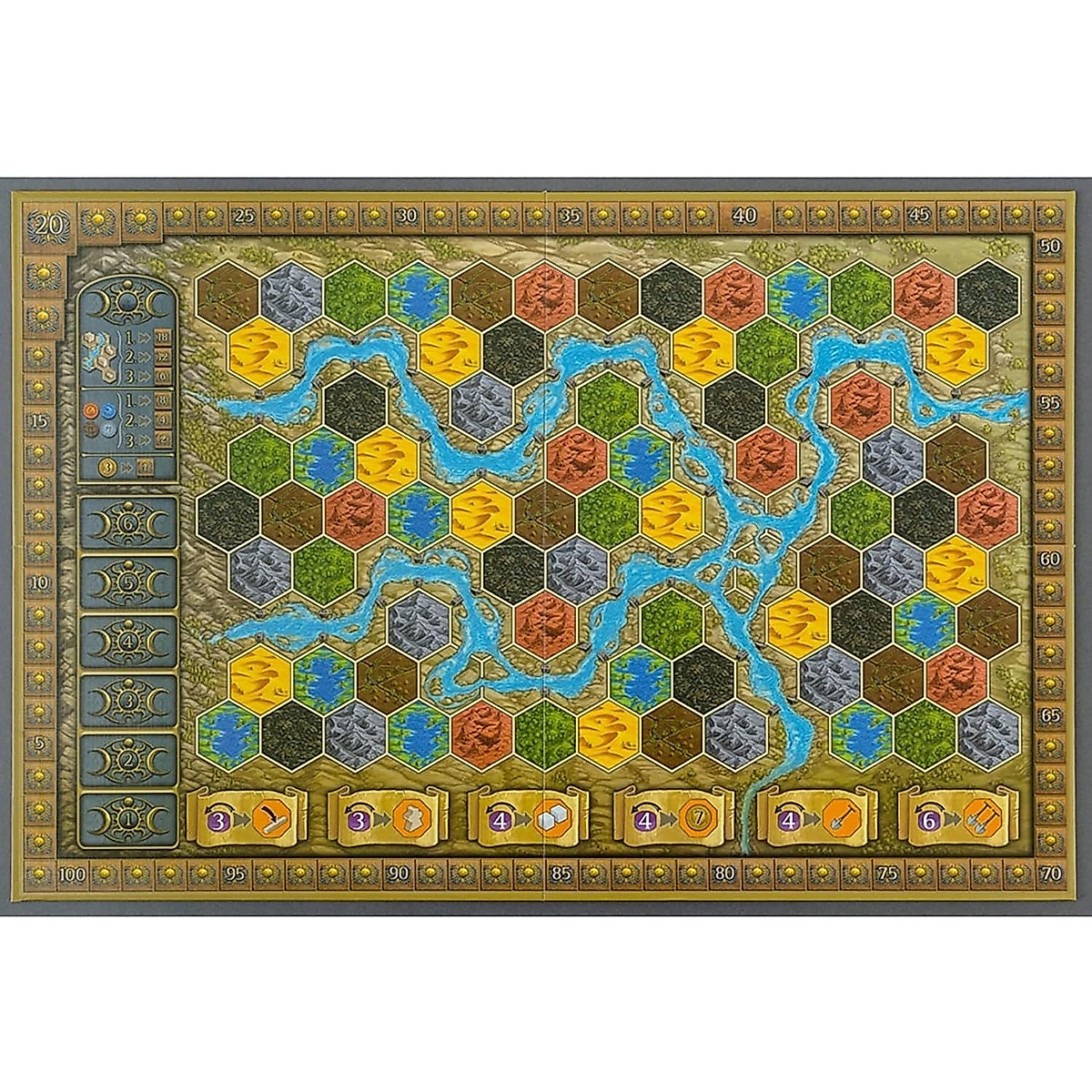 Capstone Games: Terra Mystica Fire & Ice, Expansion, Strategy Board Game, Terra Mystica Core Game Required to Play, 6 New Factions Introduced, Ages 14 and Up