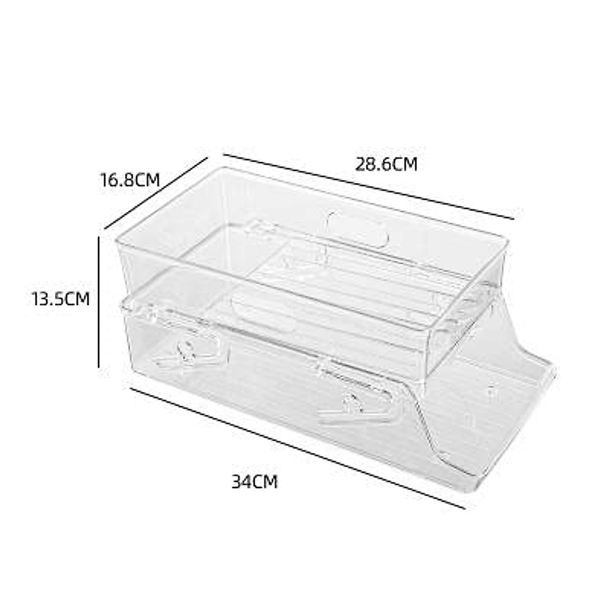 Double - Layer Soda Can Organizer - Auto Rolling - Best For Kitchen And Refrigerator Organizer