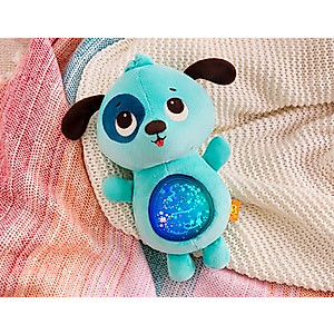 B. toys- B. baby –Baby Soothing Plush Dog- Gloiwng Tummy with Lights & Sounds- Twinkle Tummies Dog–6 Months +