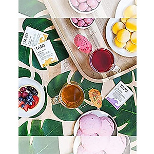 Tazo Tea Bags Sampler Assortment Box - 80 COUNT - Perfect Variety Pack in Wood (MDF) Gift Box - Gift for Family, Friends, Coworkers (Brown)