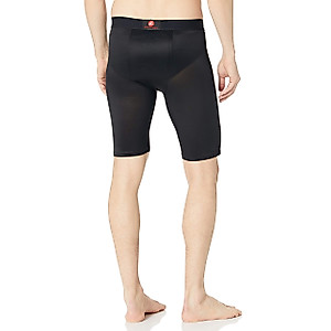 Cramer Men's Compression Shorts for Quads, Groin and Hamstring Support, Athletic Compression Gear, Performance Compression Shorts, Anti-Bacterial and Moisture-Wicking Fabric, Black, Medium