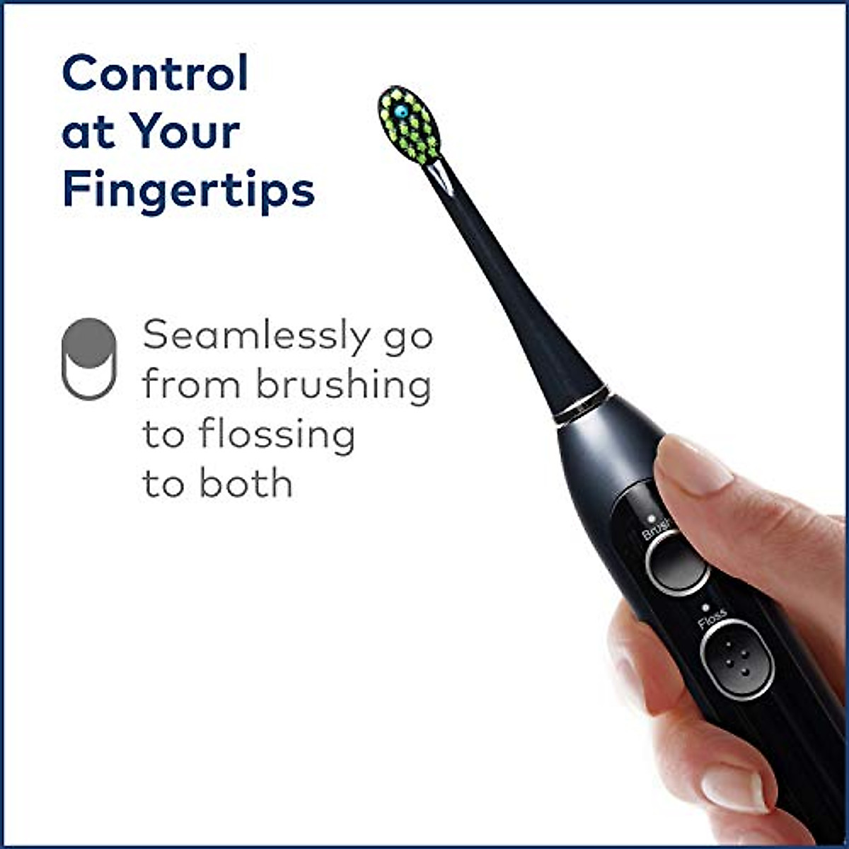 Waterpik Sonic-Fusion Flossing Toothbrush, Black
