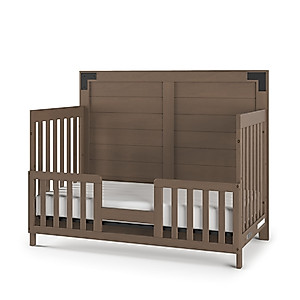 Child Craft Toddler Bed Guard Rail Converts Lucas 4-in-1 Convertible Crib into Toddler Bed, Made of Pinewood, Baby Safe Non-Toxic Finish (Dusty Heather)