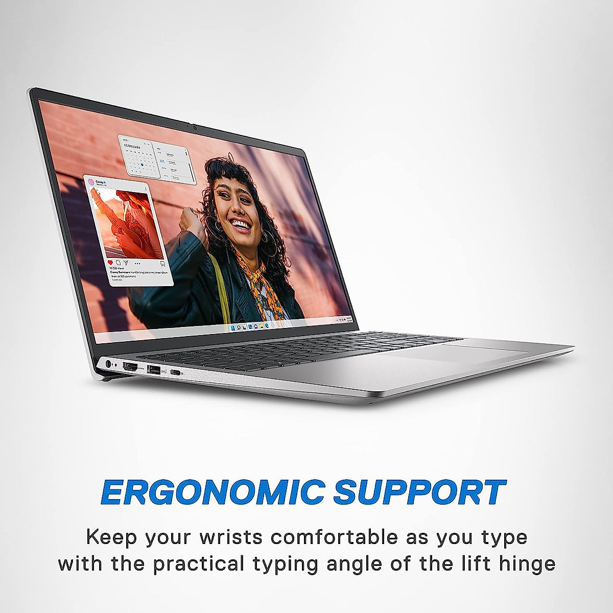 Dell Vostro 3000 Series 3530 Business Laptop, 15.6” FHD 120 Hz Display, Intel i5-1355U Processor, 16GB RAM, 512GB SSD, Numeric Keypad + Backlit KB, Webcam, Fingerprint Reader, Windows 11 Pro, Gray