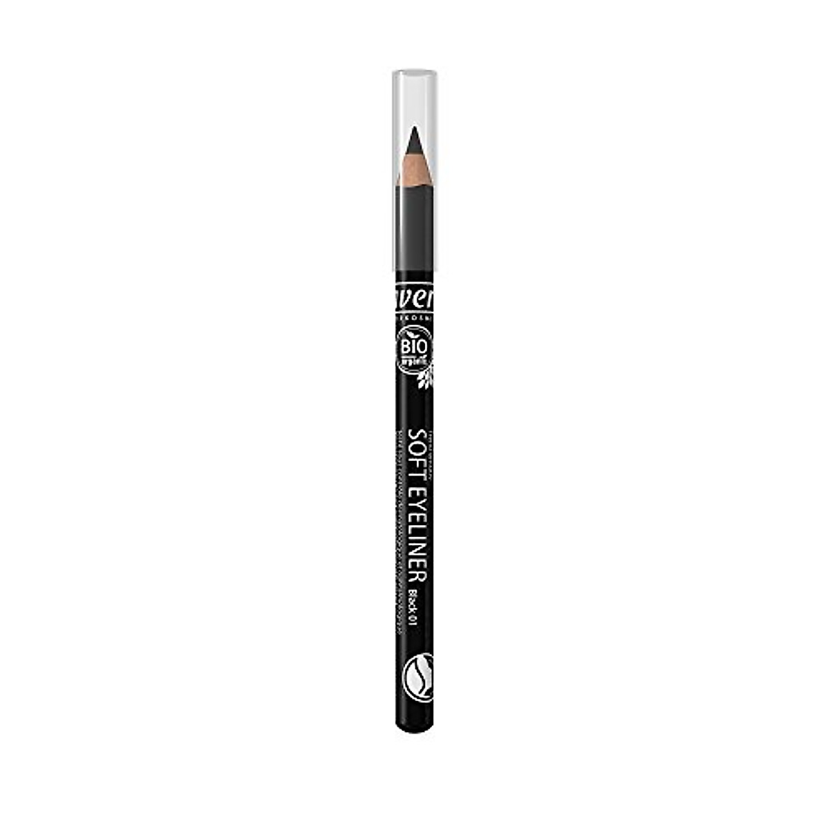 Lavera, Soft Eyeliner - Black, Natural and Non Toxic Eyeliner Pencil, Long Lasting Color, Organic Makeup