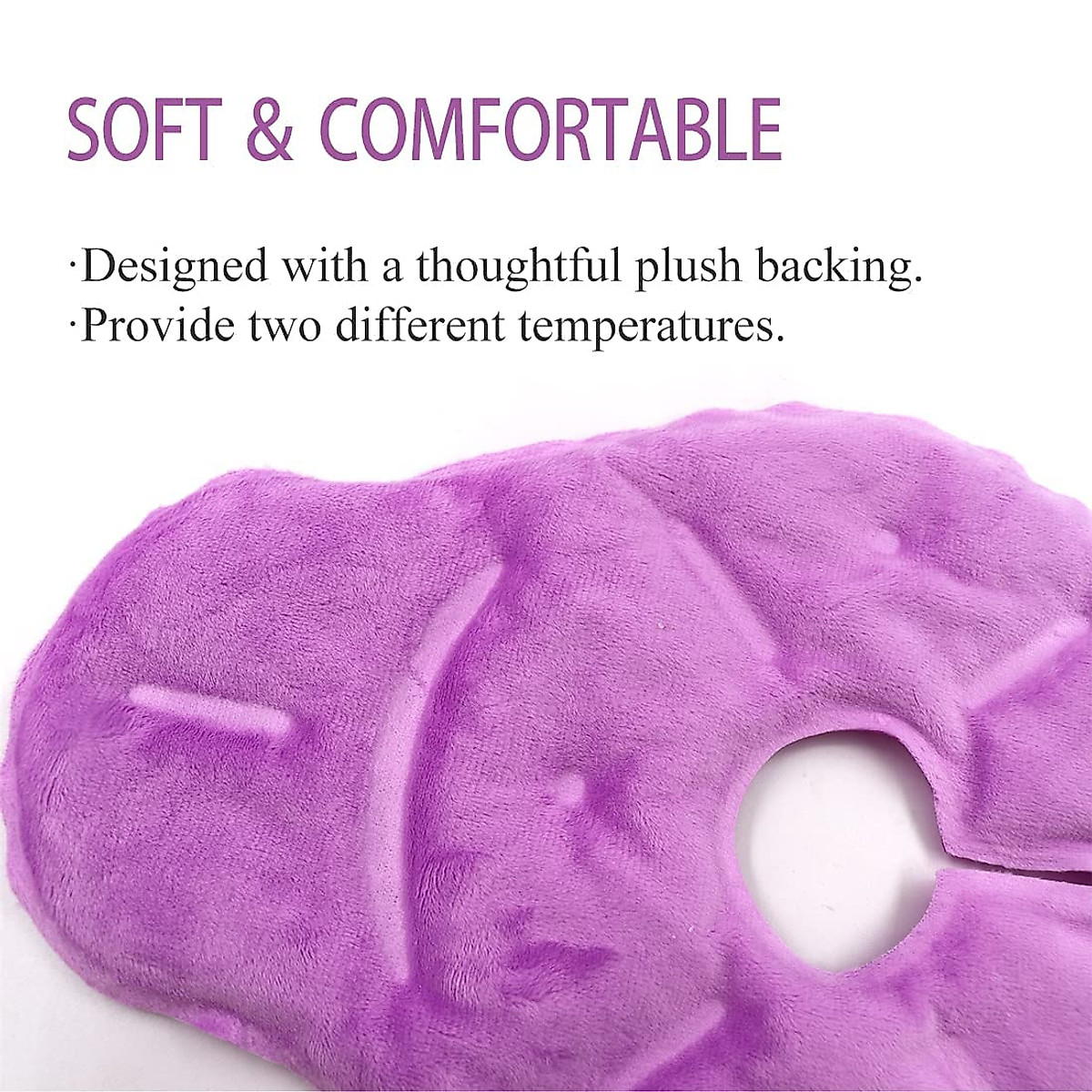 Reusable Breast Therapy Pack, Breast Ice Packs, Breastfeeding Essentials, for Breastfeeding Relief, Nursing Pain, Engorgement, Swelling Augmentation, Mastitis, Mastectomy Recovery, 2 Pack, Purple