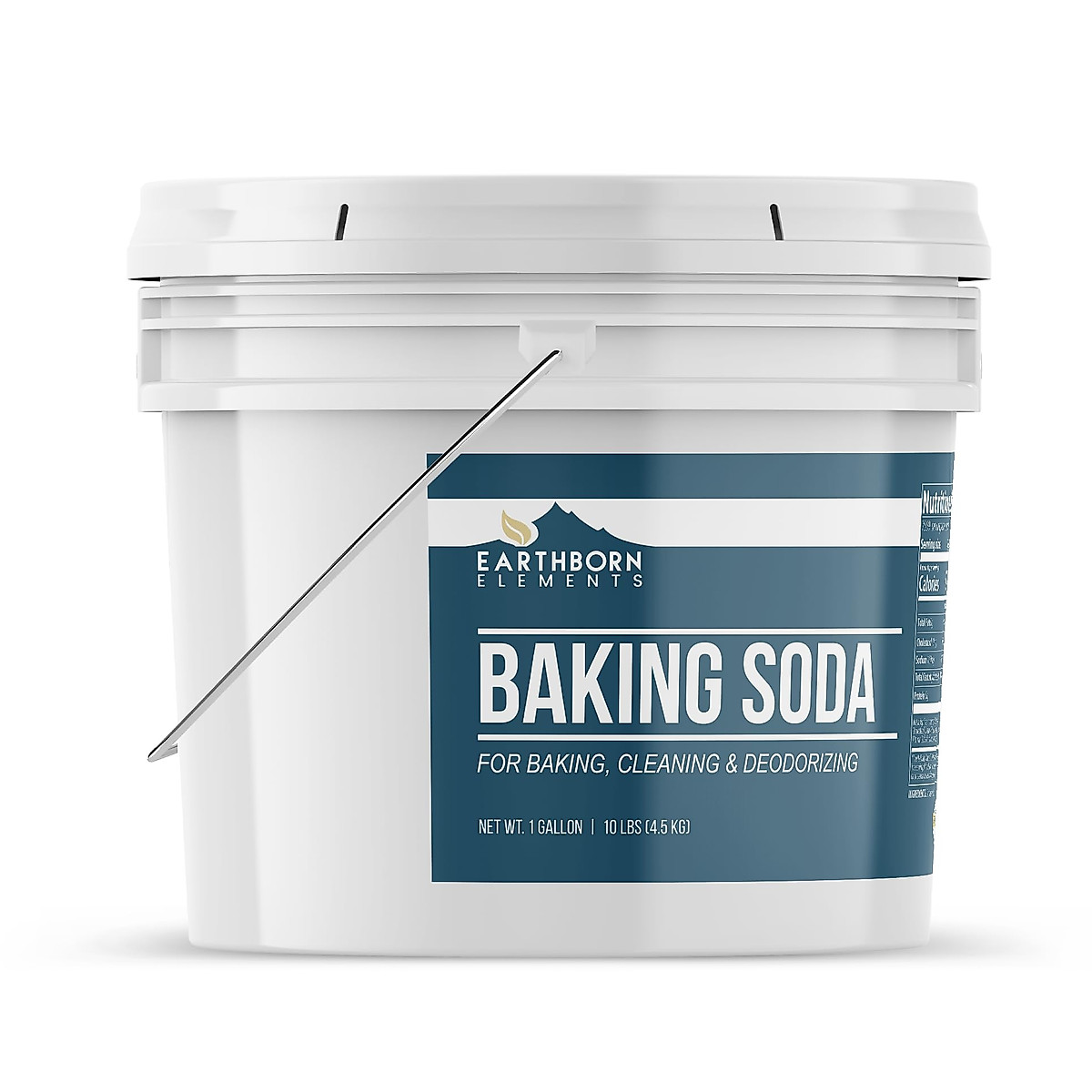 Earthborn Elements Baking Soda (1 Gallon) Sodium Bicarbonate, Cooking, Cleaning & Deodorizing