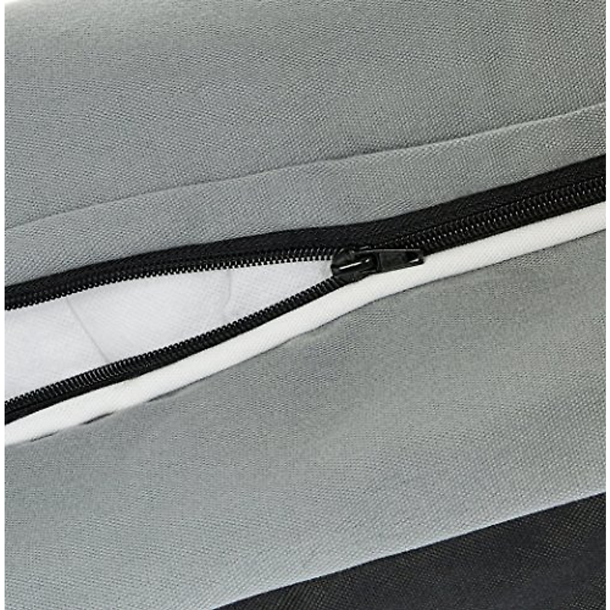 Amazon Basics Memory Foam Bolster Dog Bed, Large (44 x 36 Inches), Grey