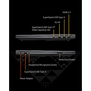 HP 2022 Newest Victus 15.6" FHD IPS Display, AMD Ryzen 7 5800H (8cores) Gaming Laptop – NVIDIA RTX 3050 Ti, Win 11 HDMI 2.1 WiFi 6, Backlit KB, Black, w/Mouse Pad (32GB RAM | 2TB PCIe SSD)
