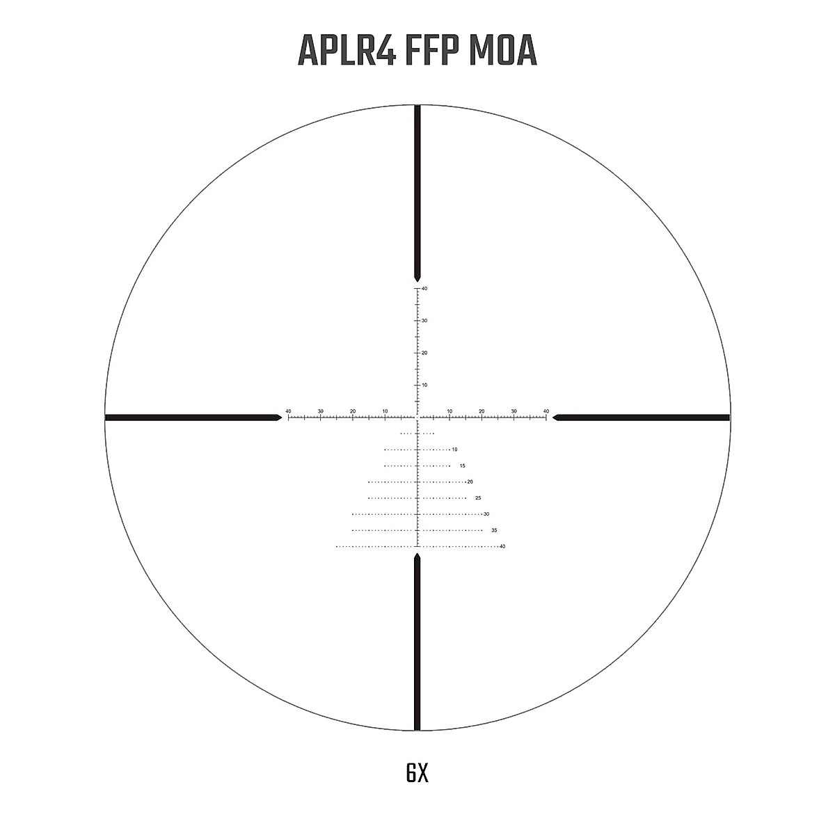 Athlon Optics Athlon Midas TAC 6-24x50 APLR4 FFP MOA Reticle Scope Black