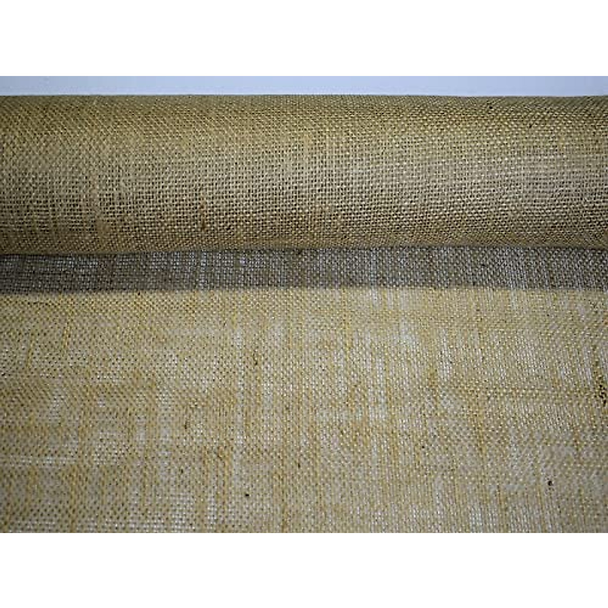 USA Fabric Store Burlap Natural Jute Fabric 10 Oz 72" Wide by The Yard Premium Vintage Upholstery