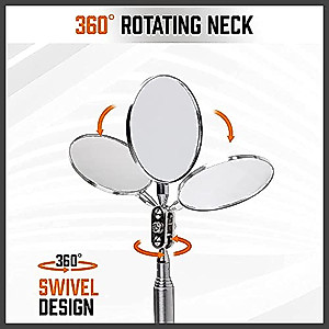 Magnetic Pickup Tool, HORUSDY 3-Piece 16LB Telescopic Magnet Stick, Birthday Gifts for Dad, Men, Husband