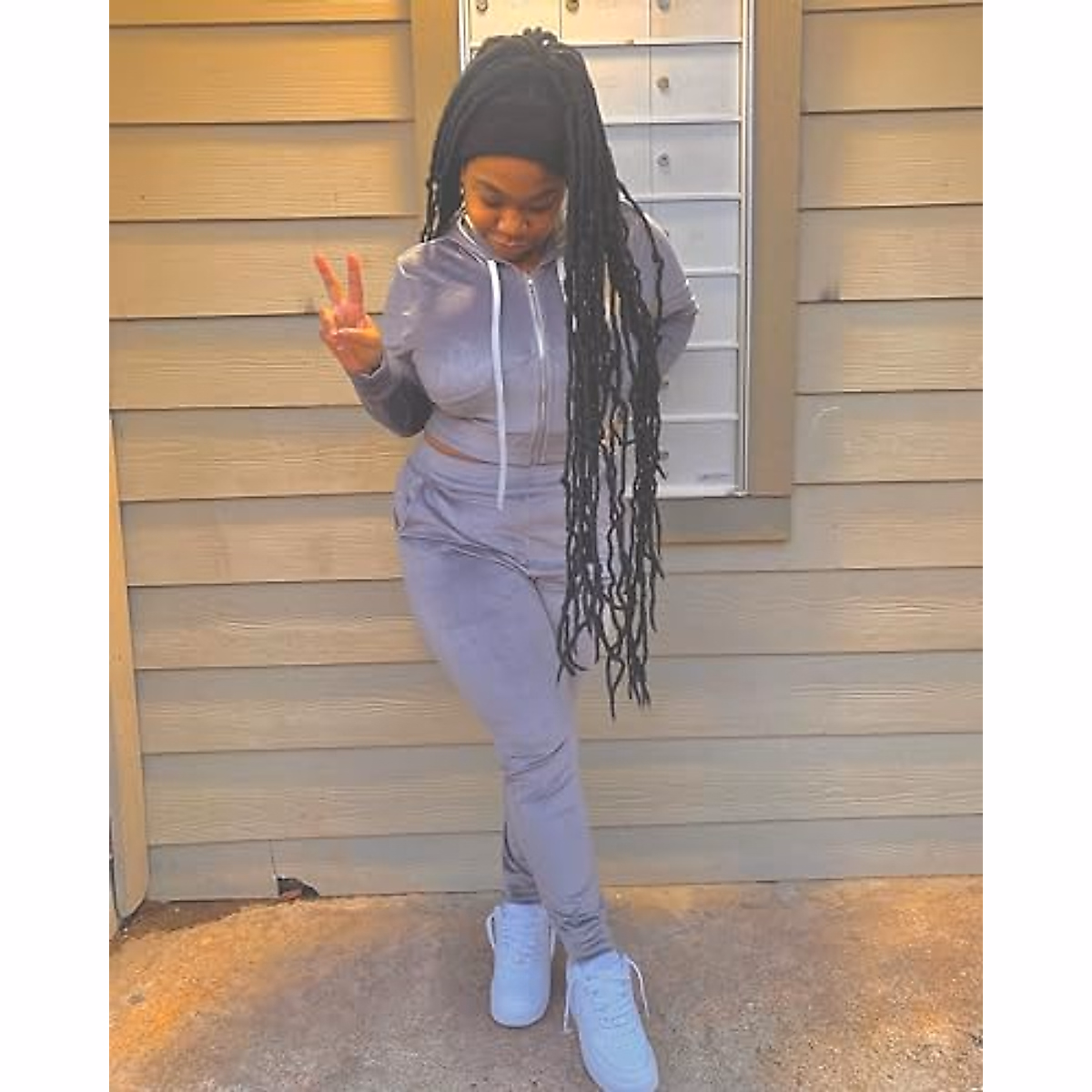 Nimsruc Two Piece Outfits For Women Tie Dye Casual Pants Sets Tracksuit Jogging Suits Matching Clothing Orange XL