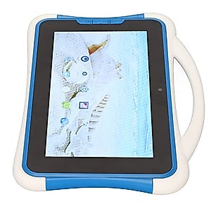 YOKAM Kids Tablet Eye Protection Kids Screen Science Tablet 5G WiFi Support 3G Network 1GB Plus 32GB for Boys and Girls US Plug
