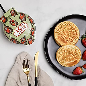Uncanny Brands Star Wars Mini Ewok Waffle Maker - Star Wars Kitchen Appliance