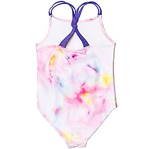 JoJo Siwa Little Girls One-Piece Bathing Suit Rainbow 7-8