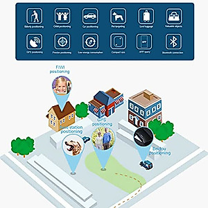 Key Finder with App Bluetooth Tracker Smart, Up to 80 ft Range GPS Tracking Locator, Anti-Lost Tracker APP Control Compatible iOS Android for Keys, Pets, Phone, Wallet, Luggages and More