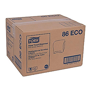 Tork Hand Towel Roll Dispenser, Smoke, H21, Electronic, Touch-Free, Durable, Hygienic, 86ECO