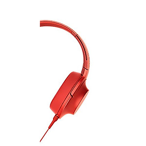 Sony hear on Premium Hi-Res Stereo Headphones (wired), Cinnabar Red