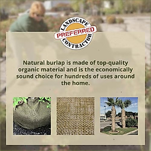 AK TRADING CO. 60-Inches Wide Natural Jute Burlap Fabric Rolls - 100 Yards