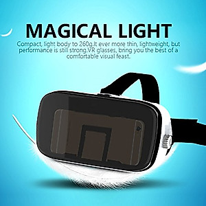 3D Glasses,LOFS 3D Glasses VR Glasses 3D VR HD 8 Layers Nano Coating Lenses Virtual Reality Headsets with Adjustable Lens and Strap for Cell Phones 4.7"-6.2"