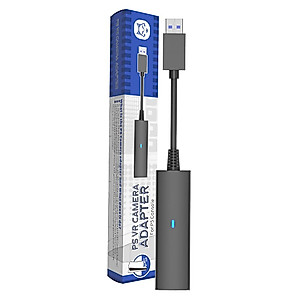 XBERSTAR PS5 Camera Adapter for PSVR/PS5, PS VR Converter Cable Comaptible with Playstation 5 Console (black)