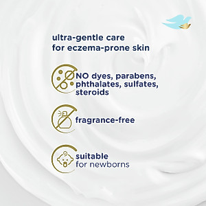 Dove Soothing Baby Body Wash To Soothe Delicate Baby Skin Derma Care No Artificial Perfume or Color, Paraben Free, Phthalate Free, 13 Ounce (Pack of 2)